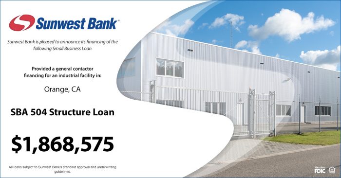 Featured Transactions - Sunwest Bank