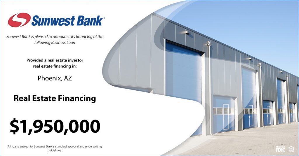 Featured Transactions - Sunwest Bank