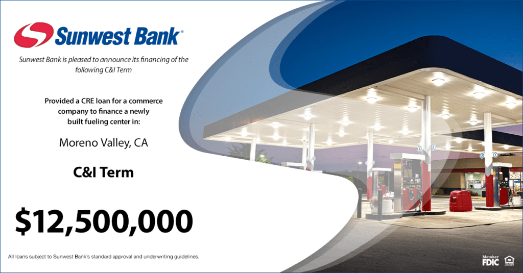 Featured Transactions - Sunwest Bank
