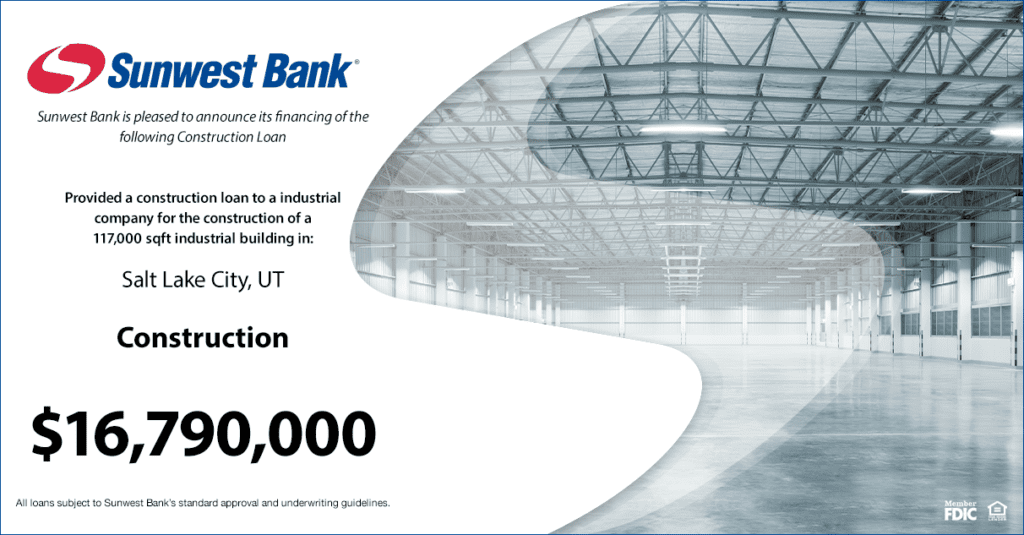 Featured Transactions - Sunwest Bank