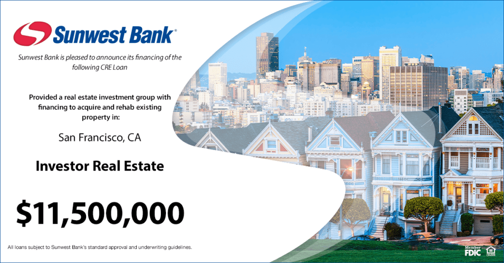 Featured Transactions - Sunwest Bank